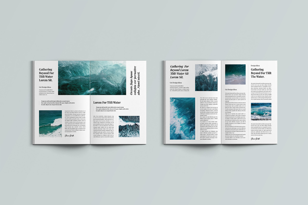 Canva Magazine Template, a Magazine Template by creathrivestudio