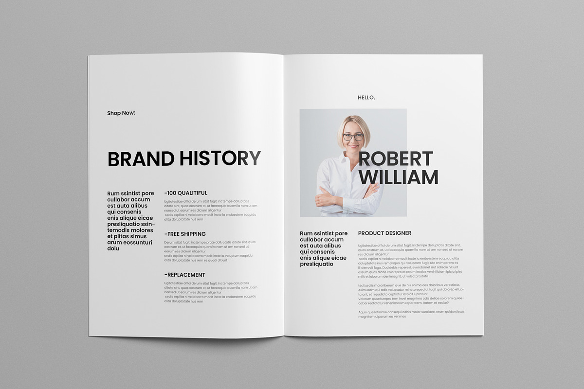 Product Catalog Brochure, a Brochure Template by Pixelpick
