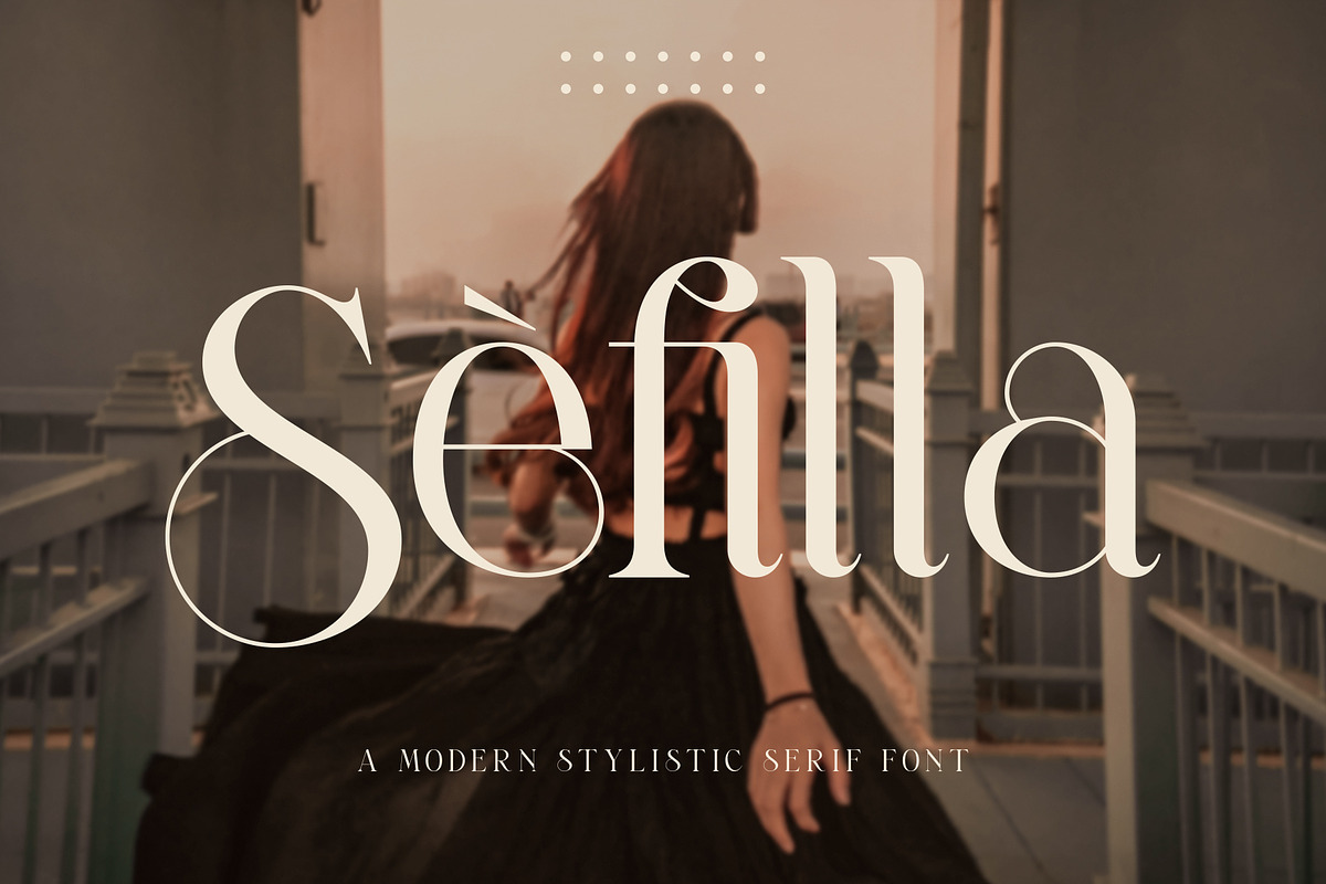 Sefilla | Modern Stylistic serif, a Serif Font by roomspace creative ...