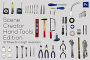 Scene Creator - Hand Tools Edition, a Product Mockup by Illusiongraphic