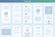 Collector iOS Wireframe UI Kit, a Wireframe Template by Creatoly