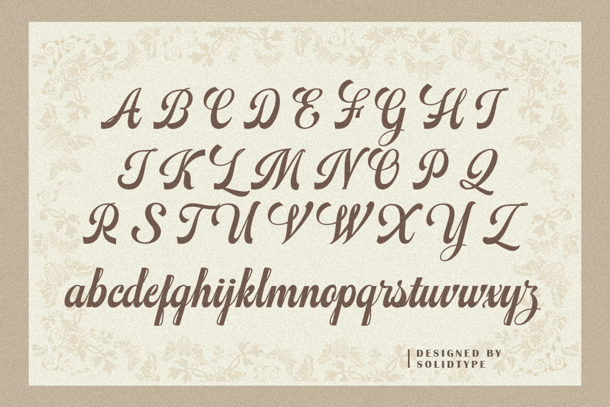 Mathovia Script, a Script Font by Solidtype