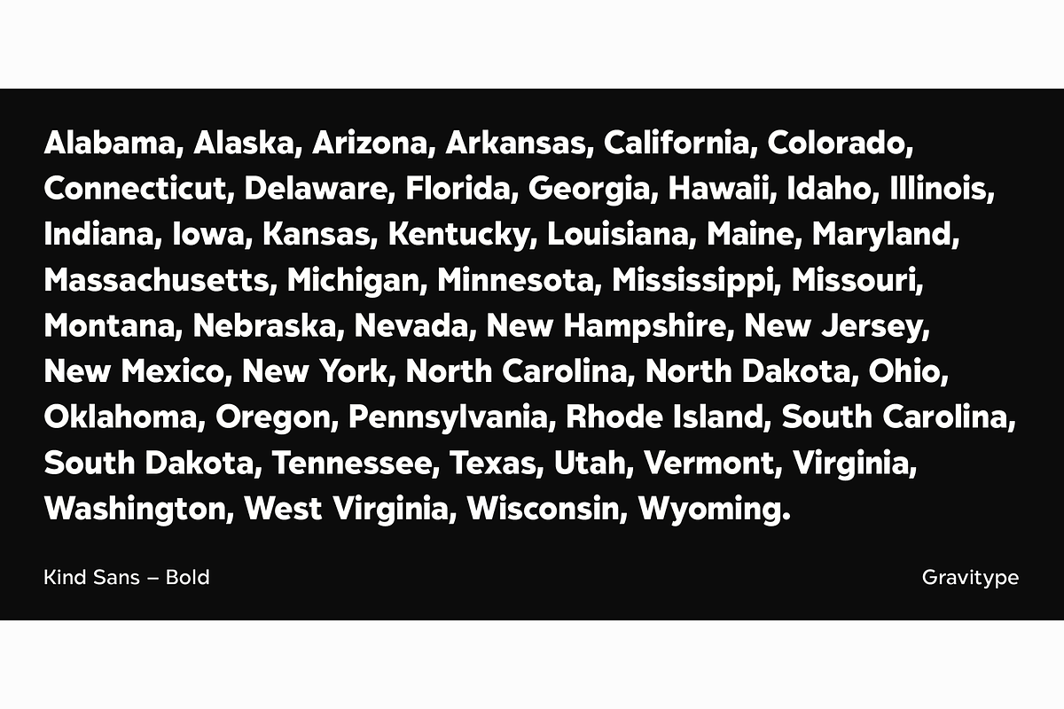 Kind Sans - Humanist Font Family, a Sans Serif Font by Gravitype