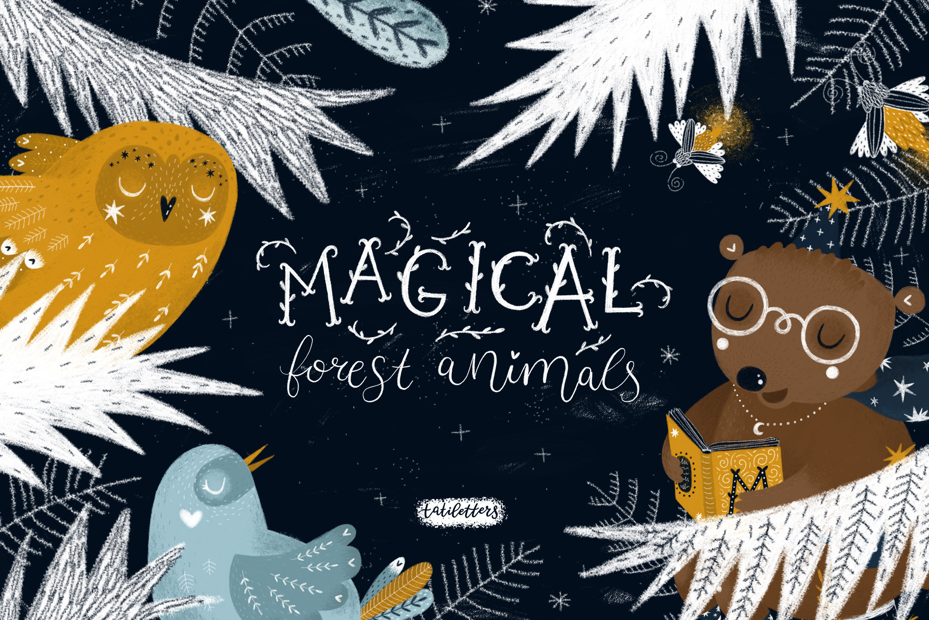 Magical Forest Animals, an Animal Illustration by tatiletters