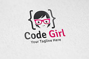 Code Girl - Logo Template, a Branding & Logo Template by Martin-Jamez