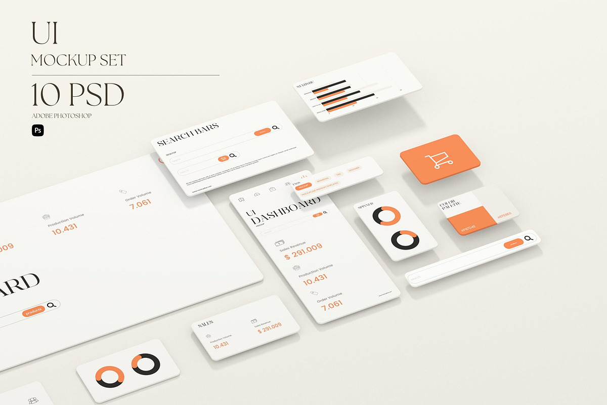 Ui Mockup Bundle, Website Mockup Set