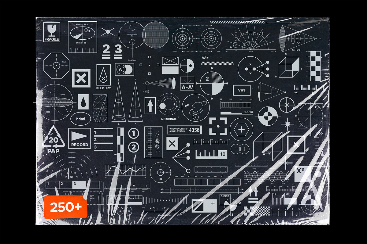 TECHNICAL GRAPHICS 250+ Assets Pack