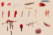 Wounds and Scars Overlays, an Object Graphic by MixPixBox
