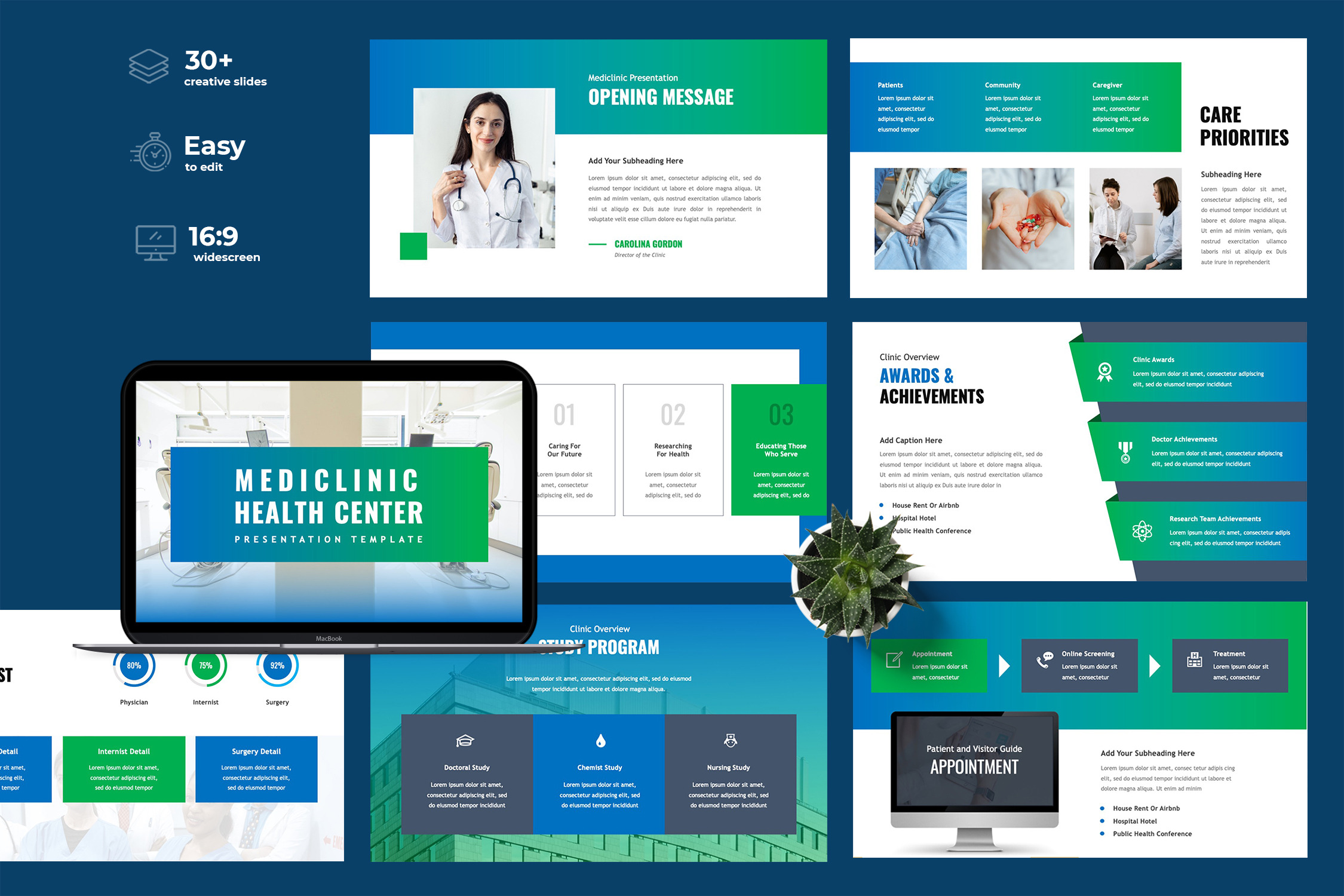 Mediclinic Powerpoint Template, a Presentation Template by TMint Creative