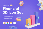 Financially - Financial 3D Icon Set