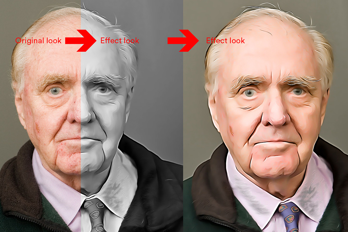 Speed Paint Photoshop Action, an Action Add-On by MRI STUDIO
