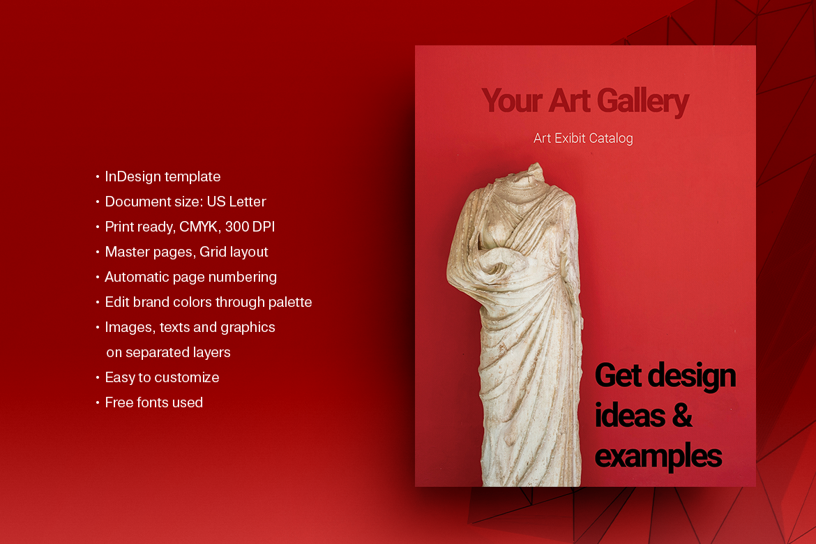 Art Gallery Exhibition Catalog, a Brochure Template by Boris Cupac