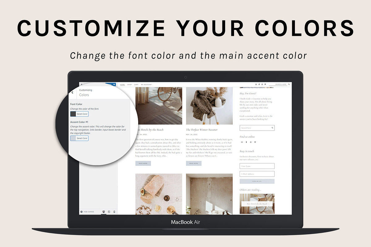 Lexi Theme • Genesis Child Theme, a WordPress Template by Code + Coconut