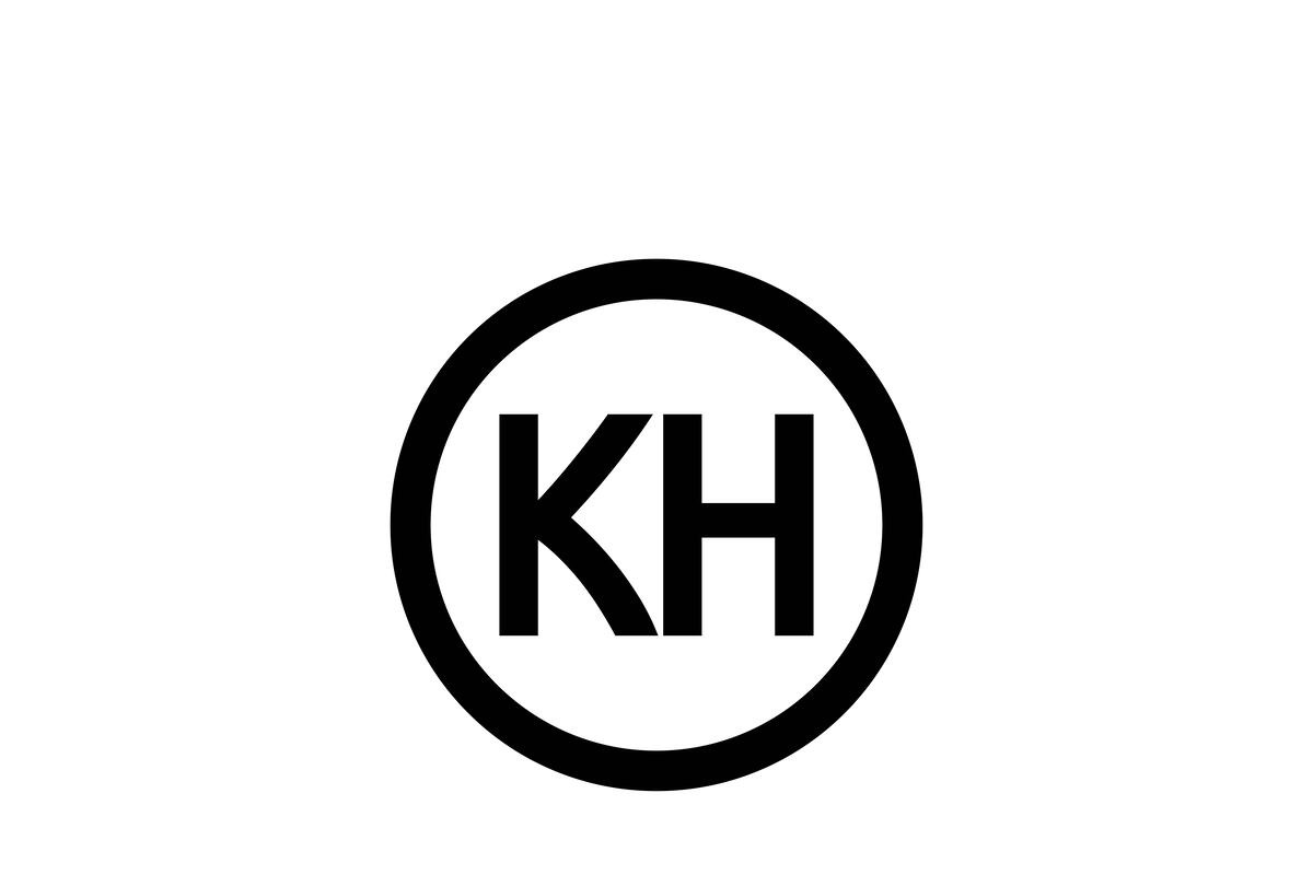 KH logo design vector template, a Branding & Logo Template by xcoolee