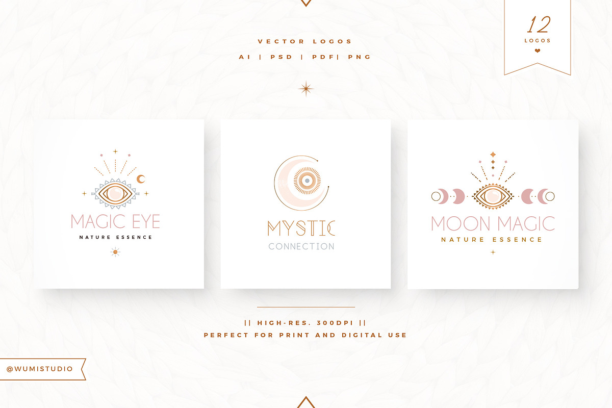BUNDLE - Sacred Logos, a Branding & Logo Template by Wumi Studio