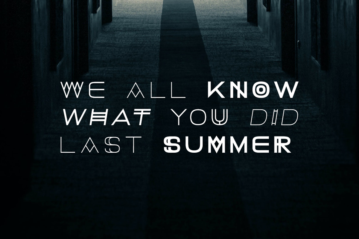 BLACK - Mysterious / Hybrid Typeface, a Font by Designova®