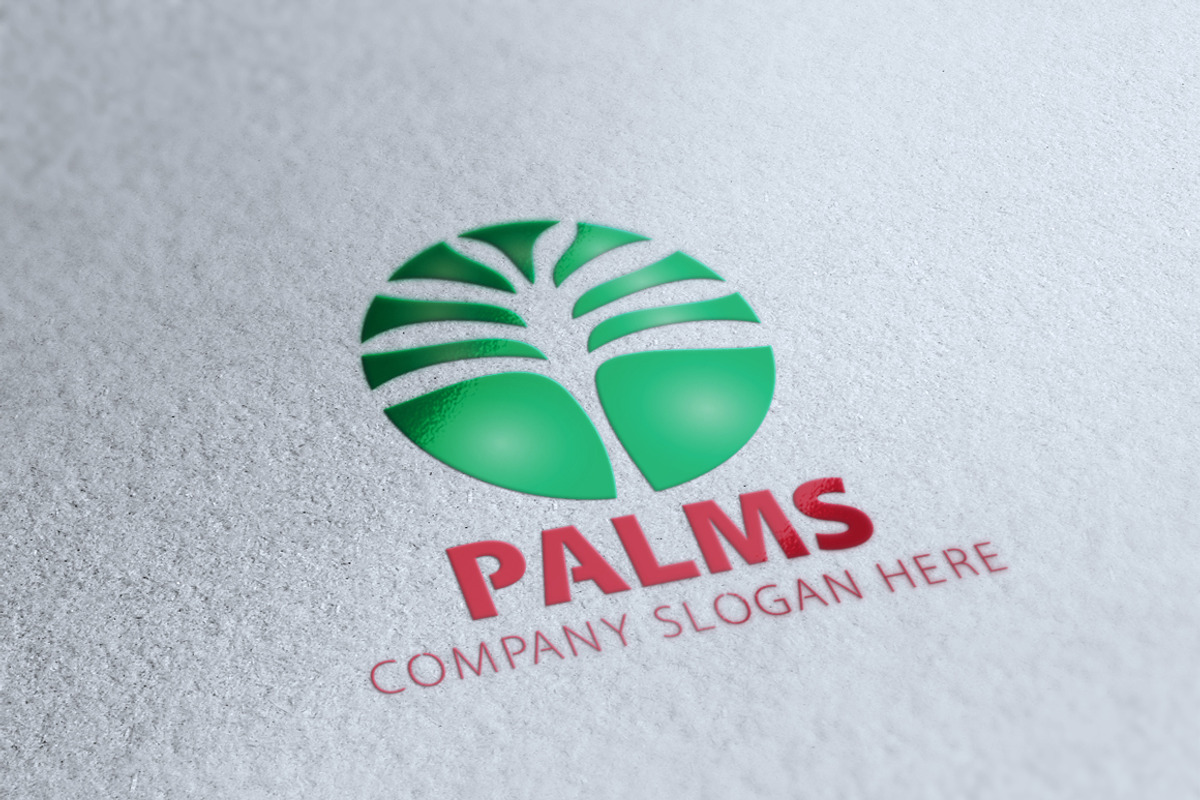 Palms Logo, a Branding & Logo Template by essegraphic