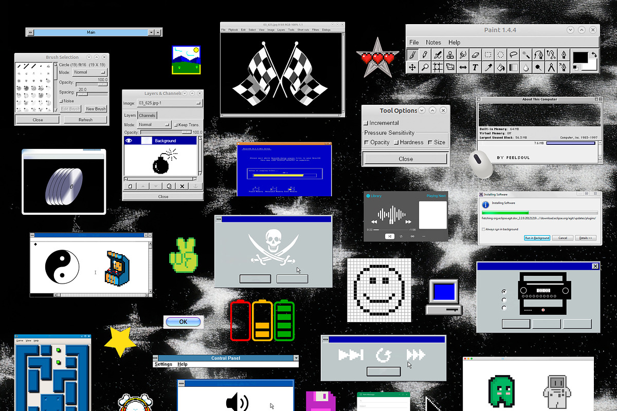 Swag Loading Collage Pack, an Object Graphic by Feelsoul