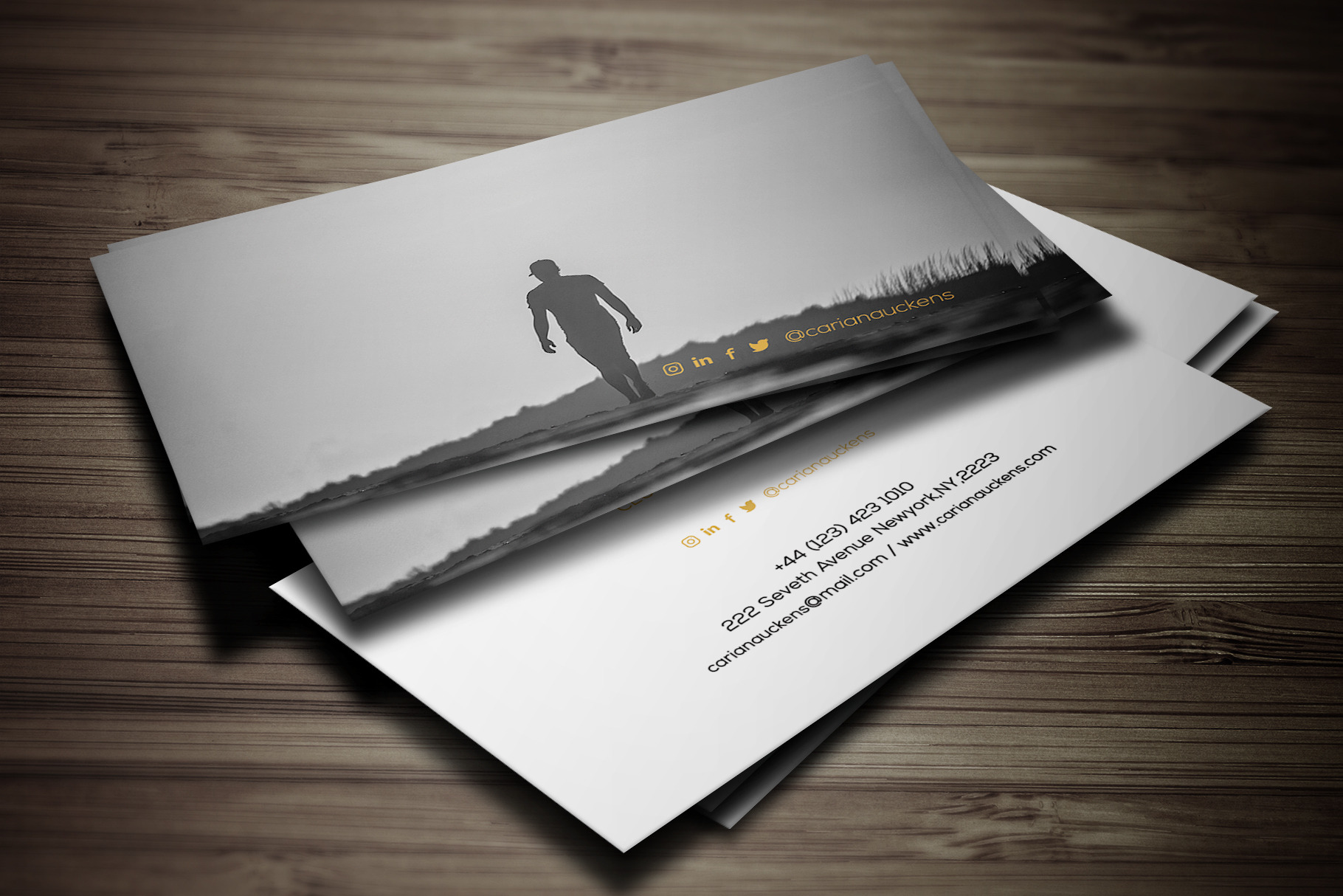 Man Fashion Business Card, a Business Card Template by Smashing_Studio