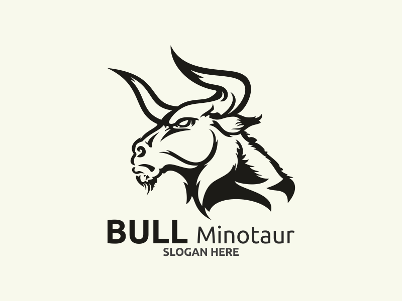 Bull Minotaur, a Branding & Logo Template by Brandlogo | Creative Market