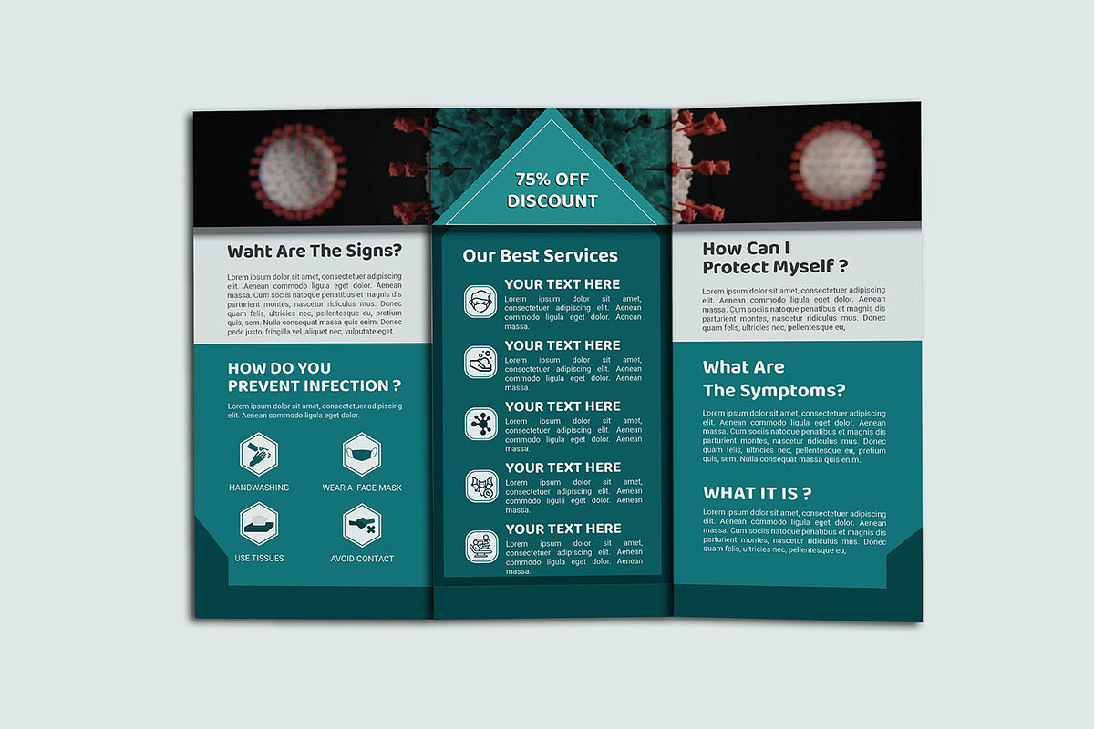 Medical Trifold Brochure Design, a Brochure Template by MRI STUDIO ...