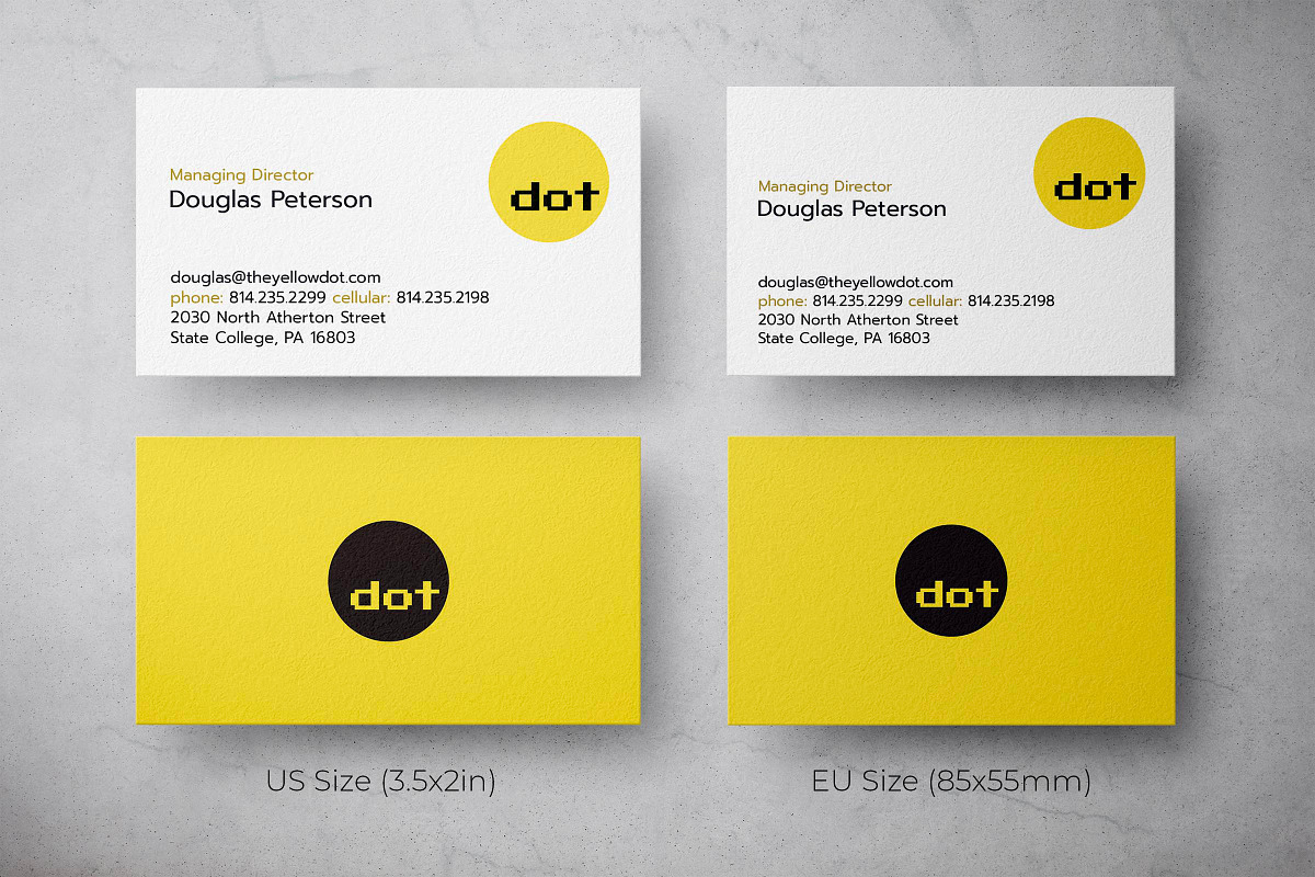Dot Communications Business Card, a Business Card Template by Layoutlet