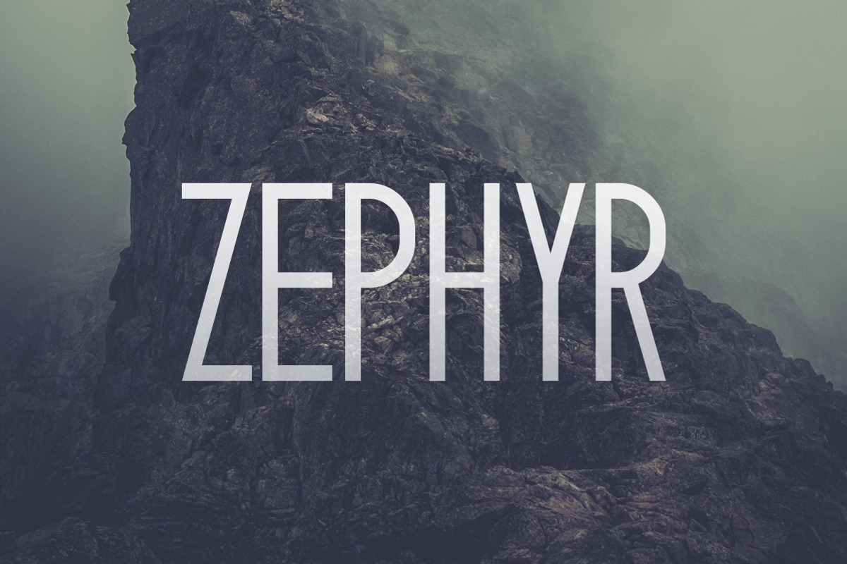 Zephyr Typeface, a Font by Tugcu Design Co.