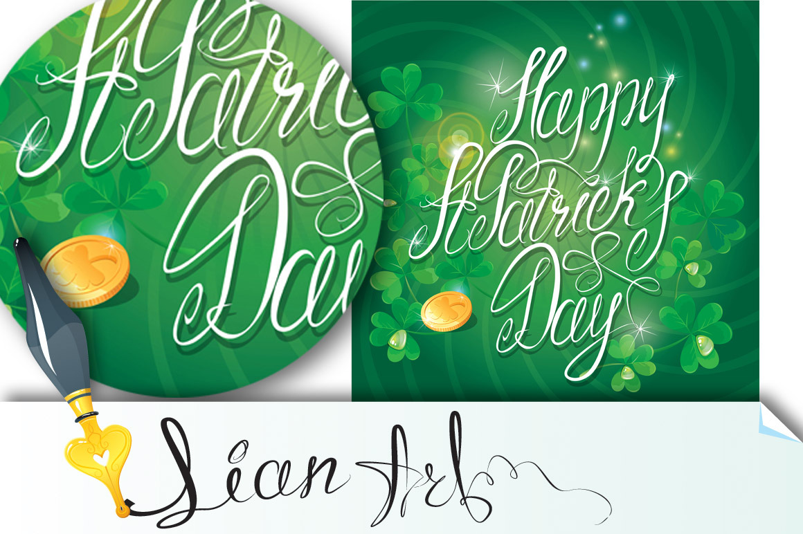 Happy St. Patrick`s Day, a Card Template by Lian-art