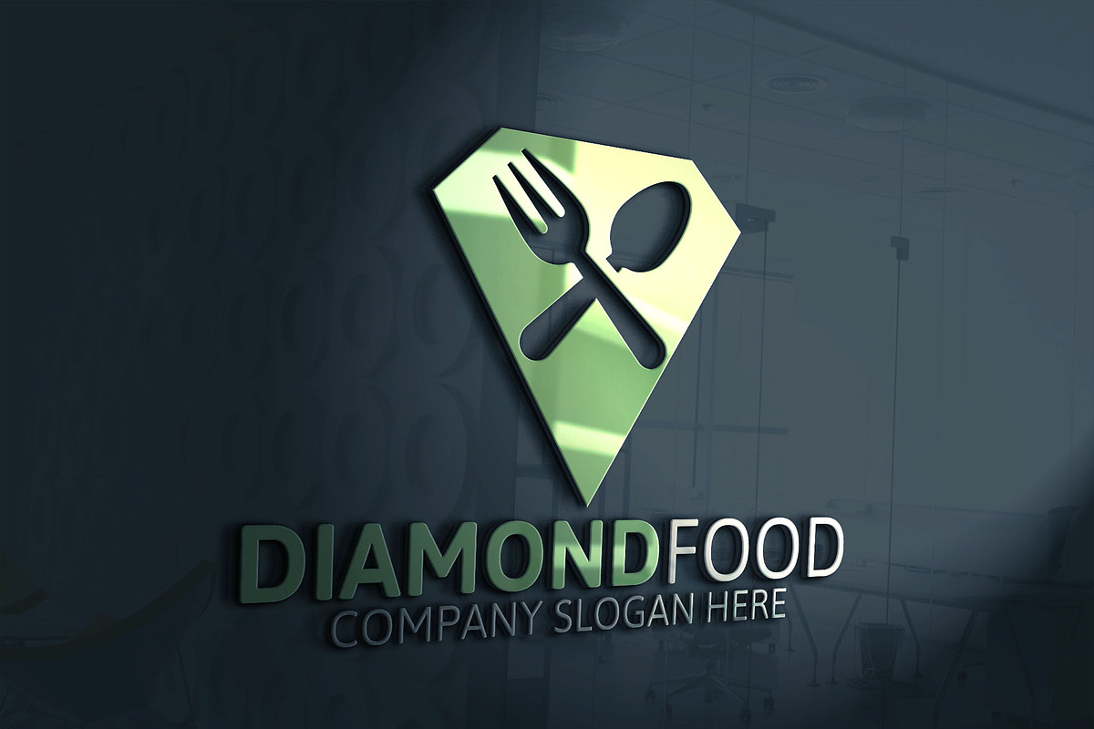 Diamond Food Logo, a Branding & Logo Template by Josuf Media