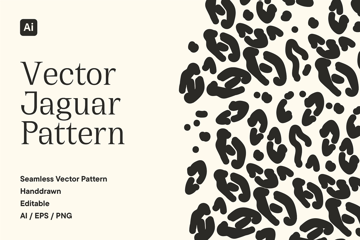 Vector Jaguar Pattern | Creative Market