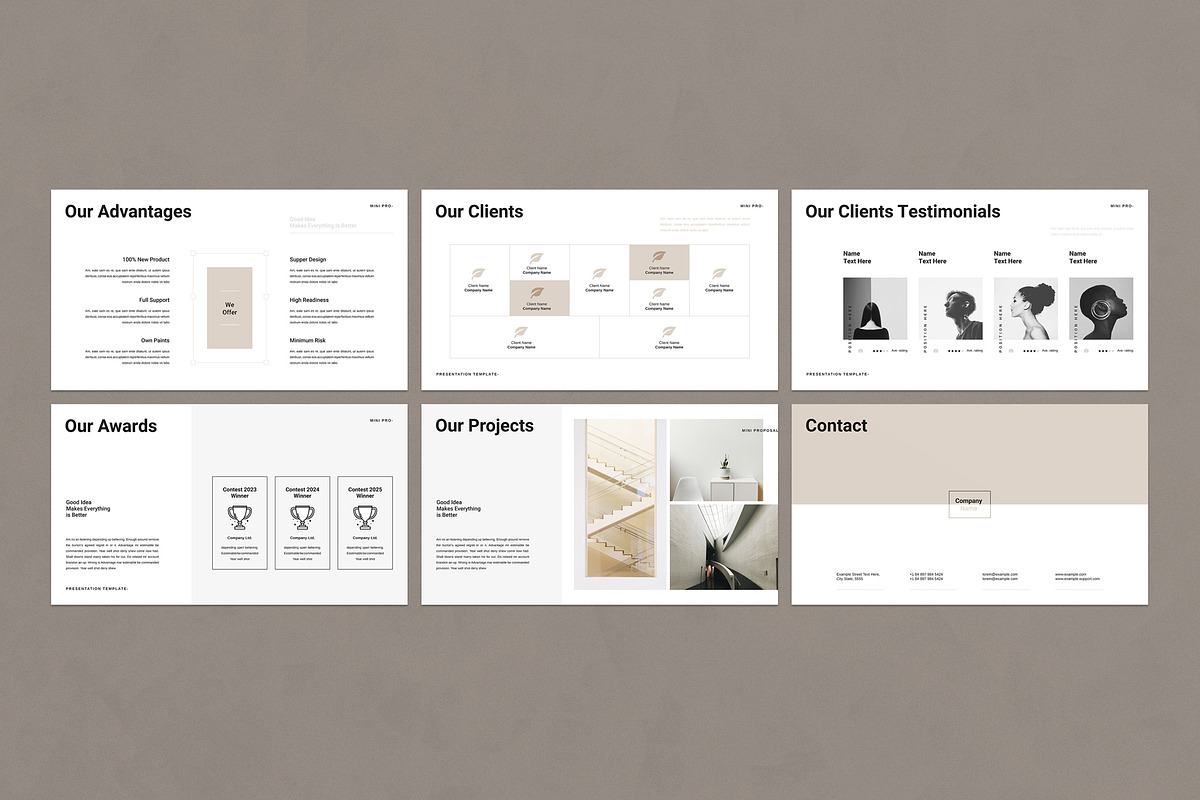 Project Proposal Presentation Layout, a Presentation Template by ...
