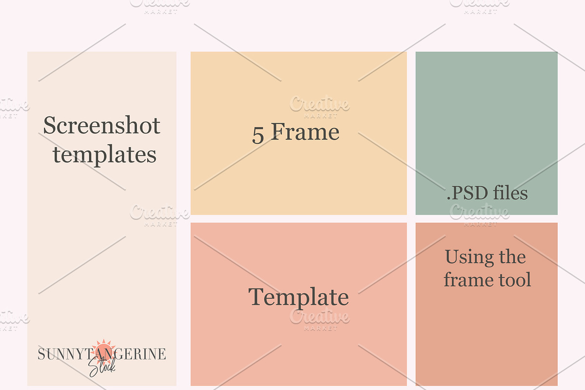 PSD Screenshot Templates 2, a Presentation Template by SunnyTangerine Stock