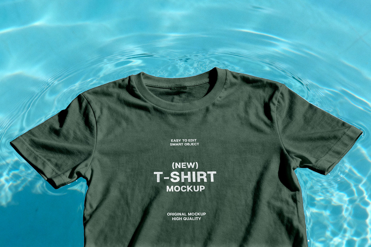 Floating T-Shirt Mockup, a Shirt Mockup by Design Squad