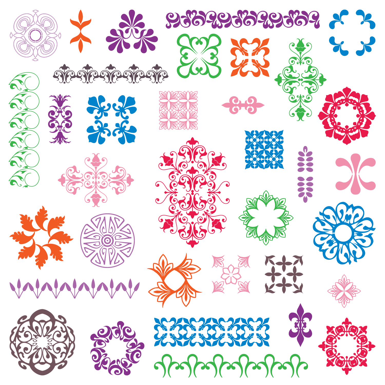 Design Elements 2 Photoshop Brushes, a Brush Add-On by PinkPueblo