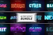40 Neon text effect editable, a Plug-in Add-On by Aglonemadesign