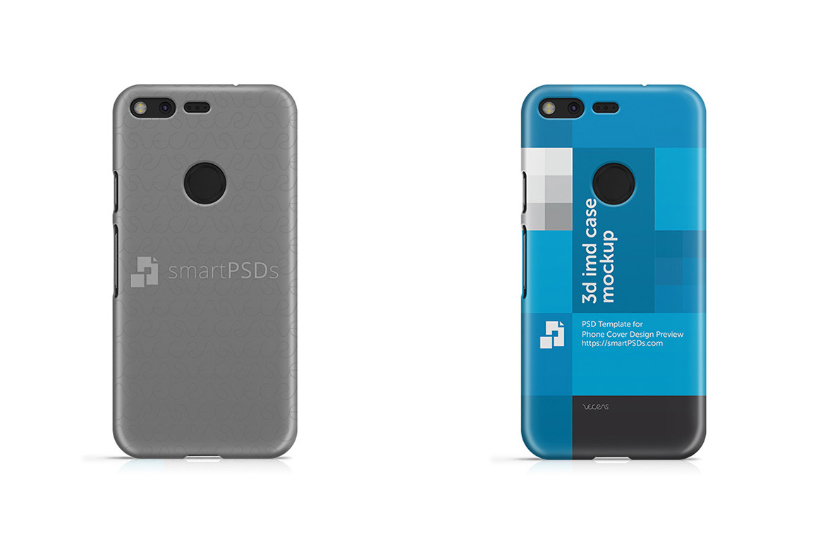 Google Pixel XL Cover Case Mockup, a Product Mockup by VecRas