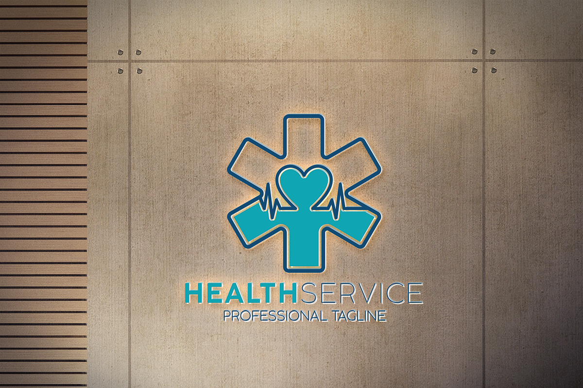 Health Service Logo, a Branding & Logo Template by essegraphic