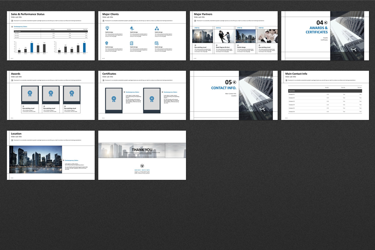 Layout PowerPoint Strategy, a Presentation Template by Good Pello | Creative Market