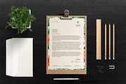 A4 One Page Mockup, a Mockup by Textures & Backgrounds