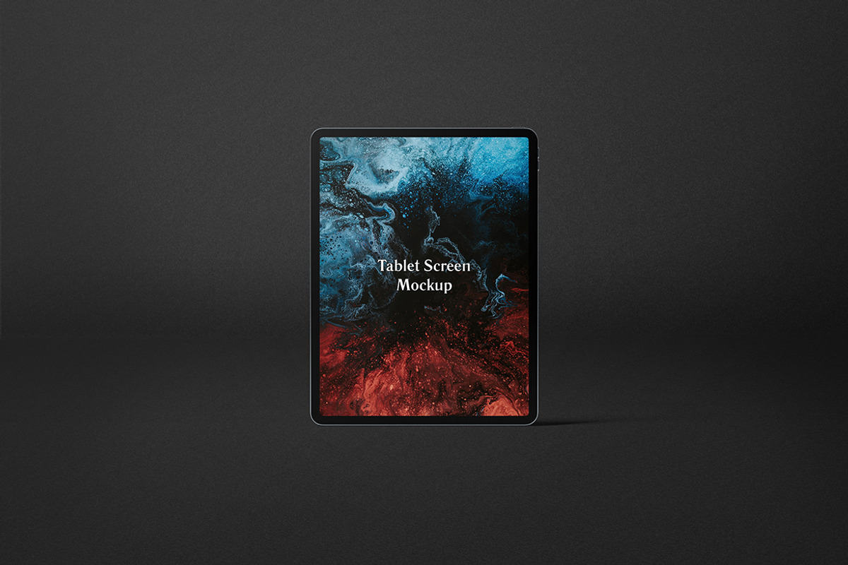 Portrait iPad Pro Screen Mockup, an iPad Mockup by professorinc