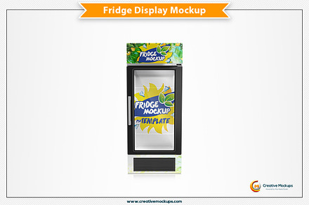 Fridge Mockup Template, a Merchandise Mockup by Plus Media
