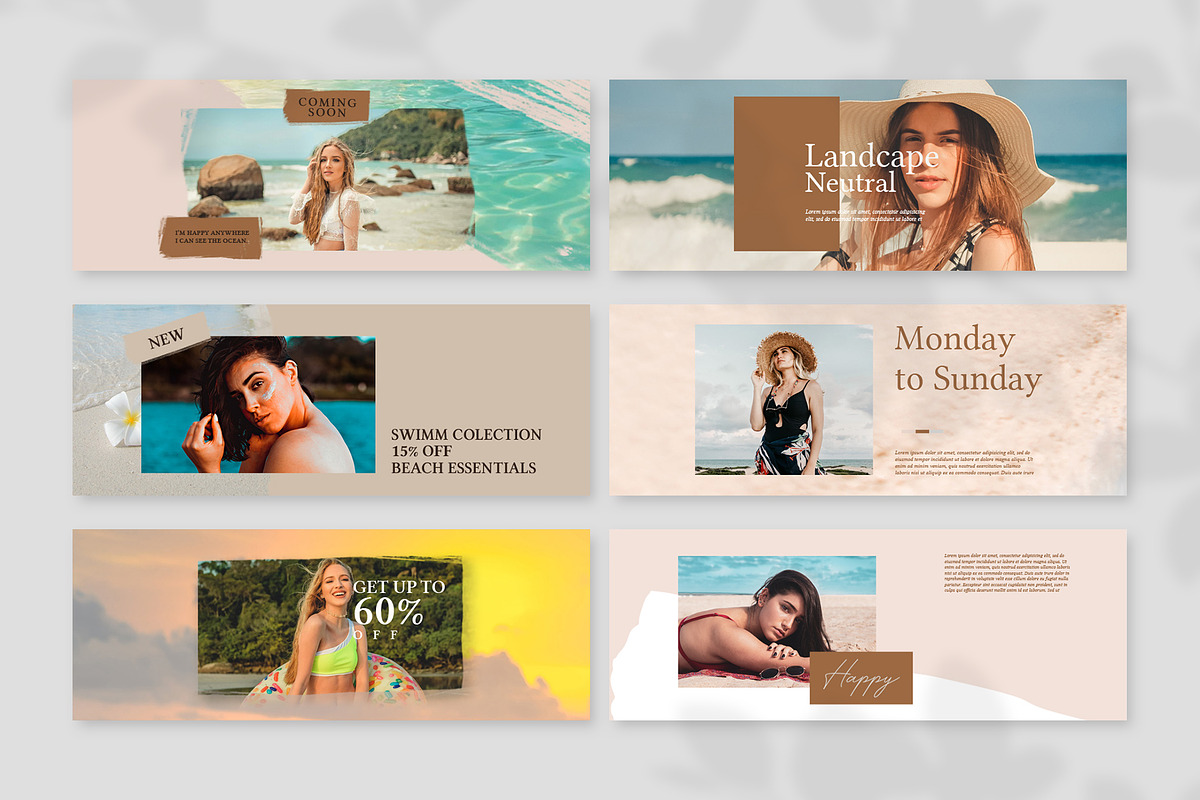 Beach Facebook Cover Templates, a Social Media Template by Azruca