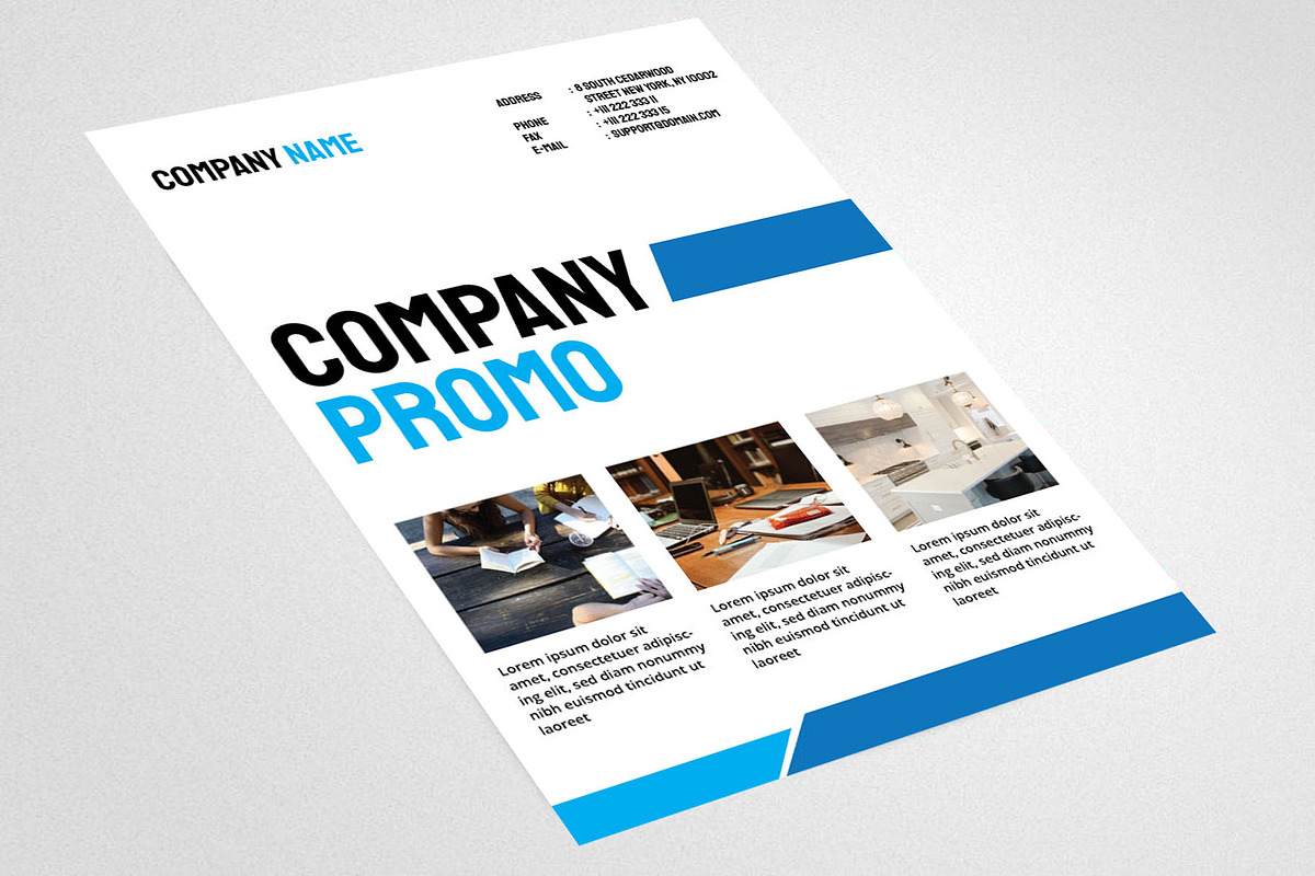 Business Promotion Flyer, a Flyer Template by PenciGraphics
