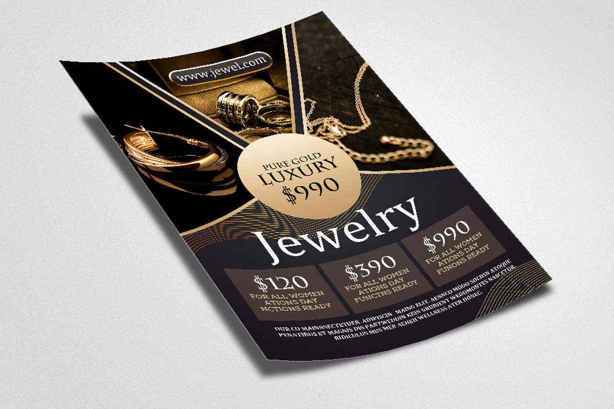 Jewelry Promotion Flyer/Poster, a Flyer Template by Business Flyers