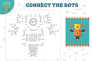 Connect the dots kids game vector | Education Illustrations ~ Creative ...