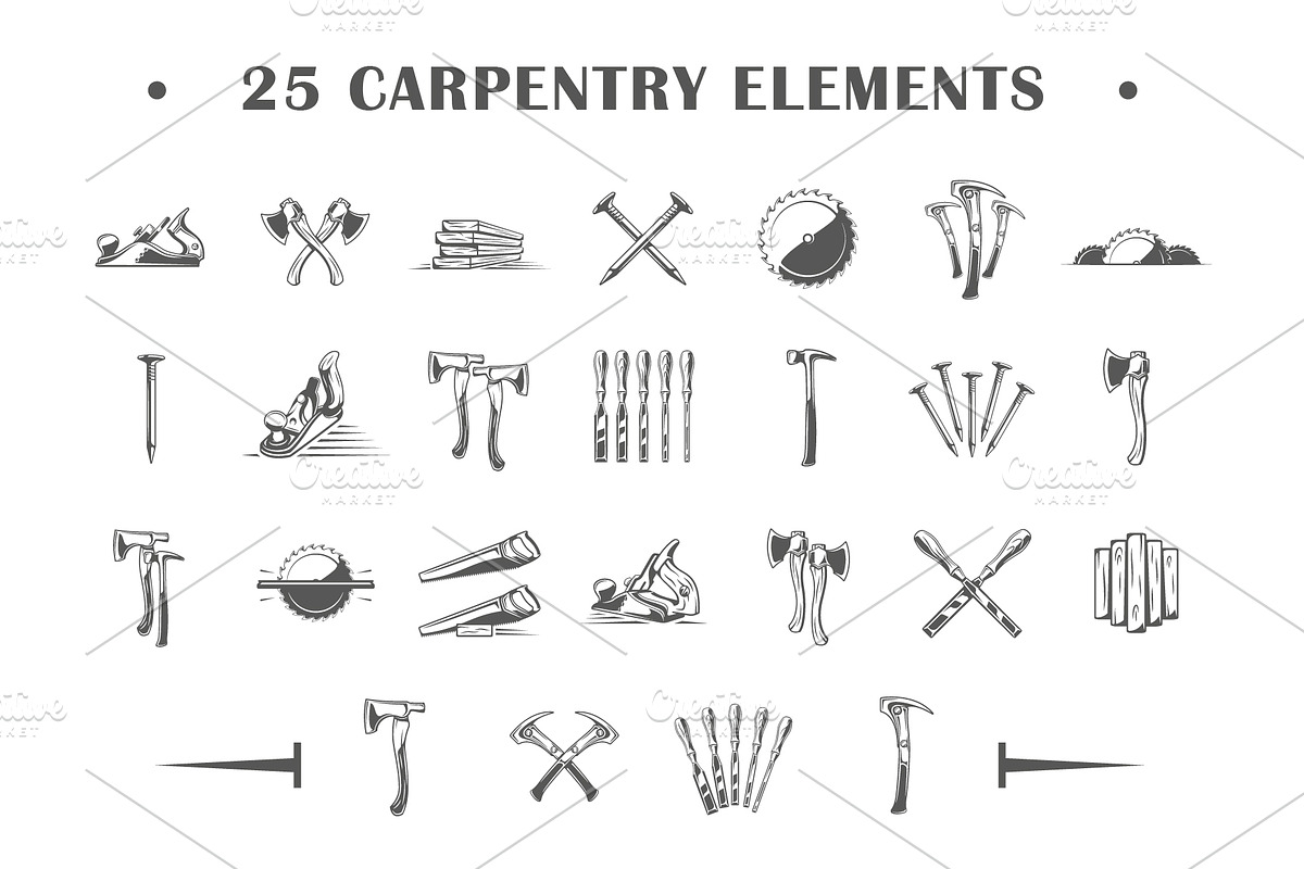 18 Modern Carpentry Logos Templates, a Branding & Logo Template by Art ...