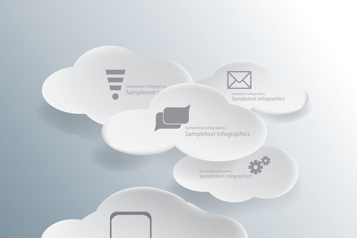 cloud infographic, a Presentation Template by Artmeesri