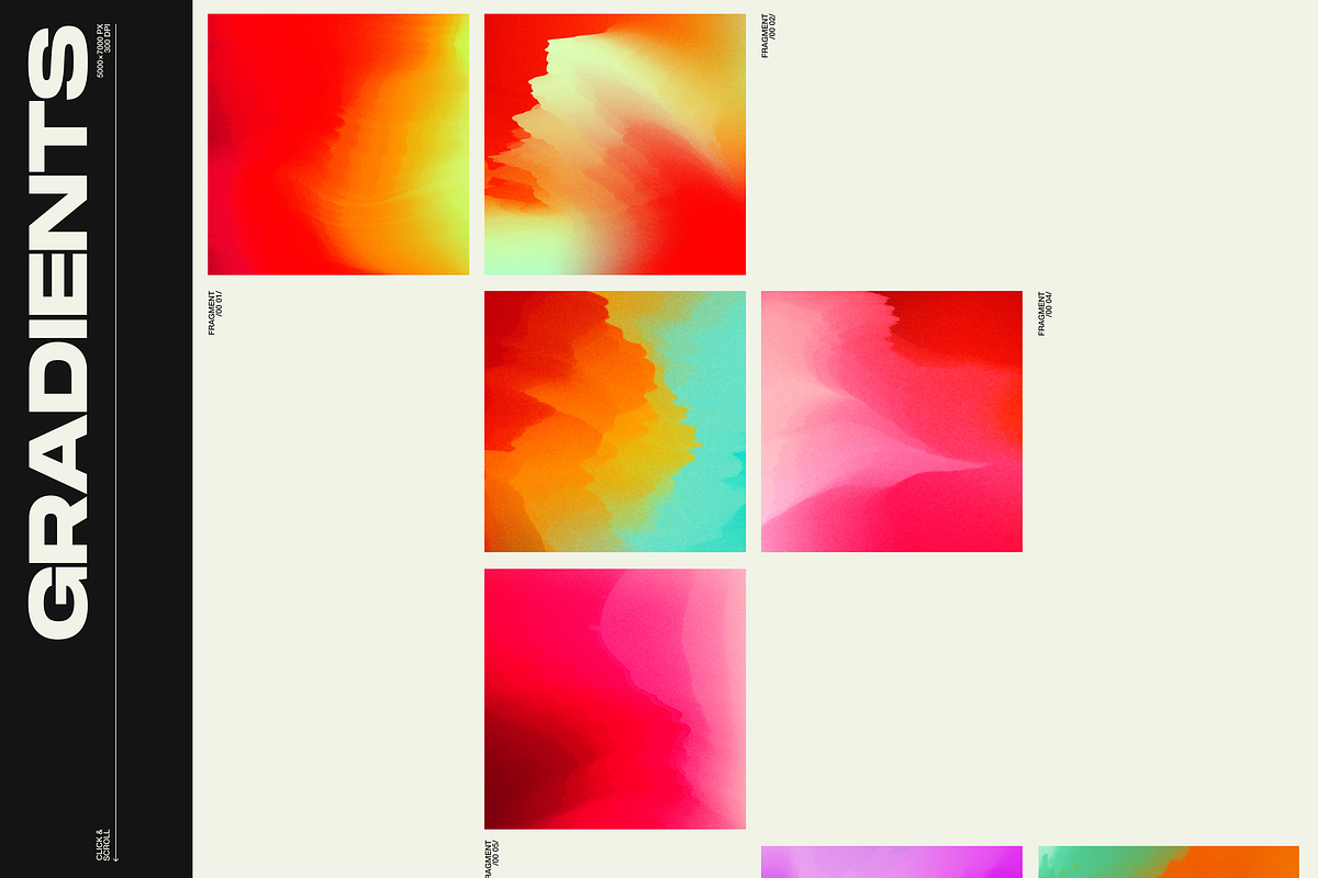 Vivid gradients and modern shapes