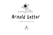 Arnold Letter Handwritten Display Font