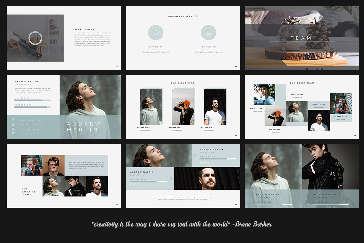 Clean Creative Powerpoint Template
